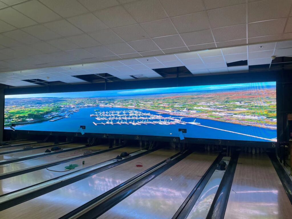 Bowling alley project - China LED Screens Manufacturer - SoStron