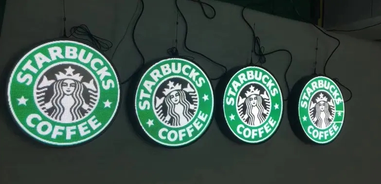 LED business signs at Starbucks stores - China LED Screens Manufacturer ...