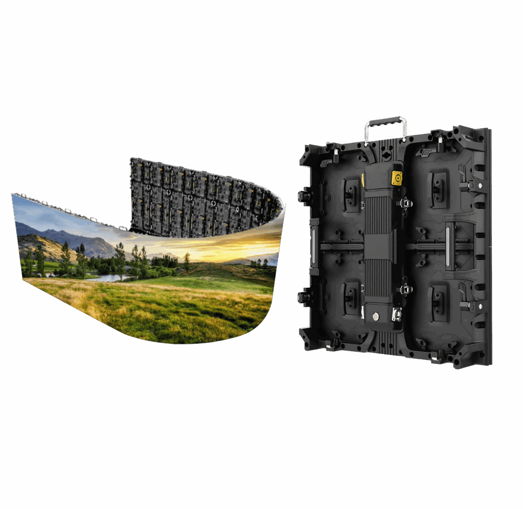 Custom Curved LED Rental Screens | SoStron sPadPro Solutions - China ...